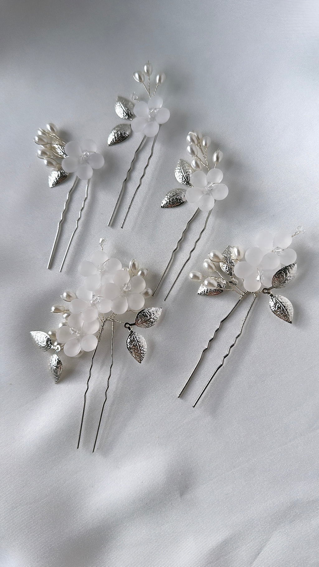 Harper - Silver Pearl Hair Pins – The Dress House