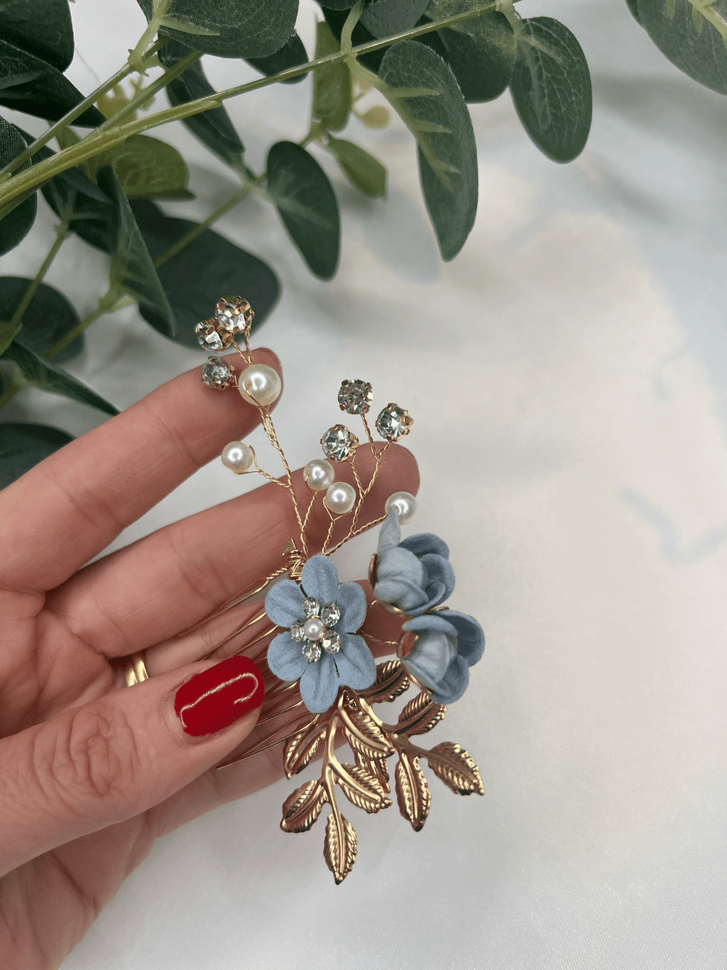 Celine - Blue Hair comb – The Dress House