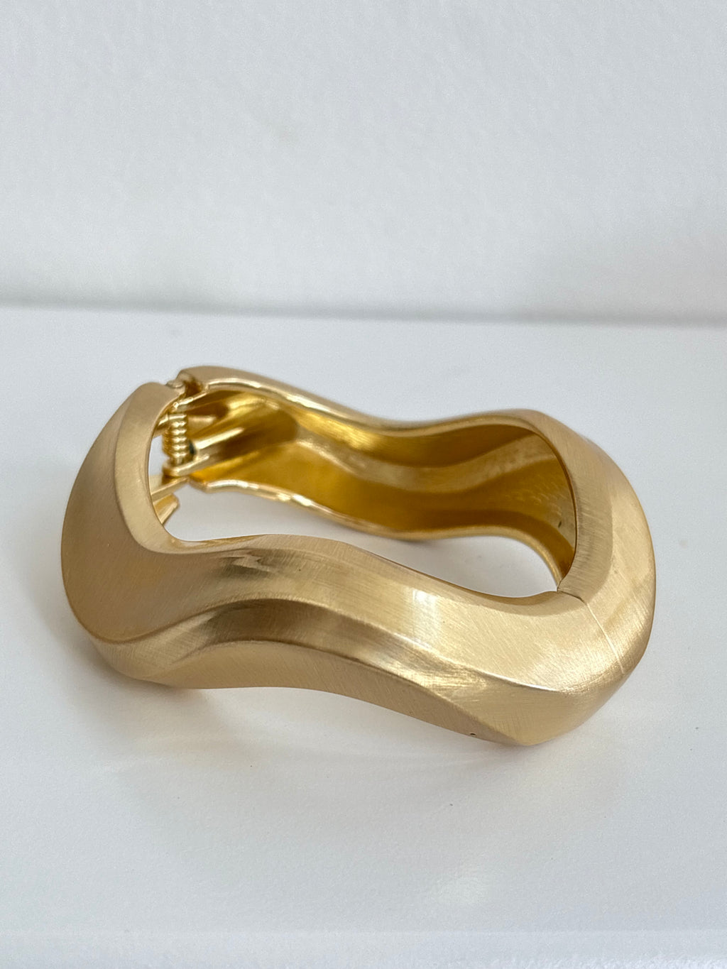Florence - Matt Gold Cuff Bangle – The Dress House